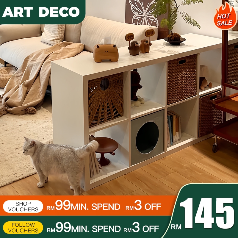 Partition Cabinet Divider Cabinet Almari Buku Book Cabinet Rak Buku ...