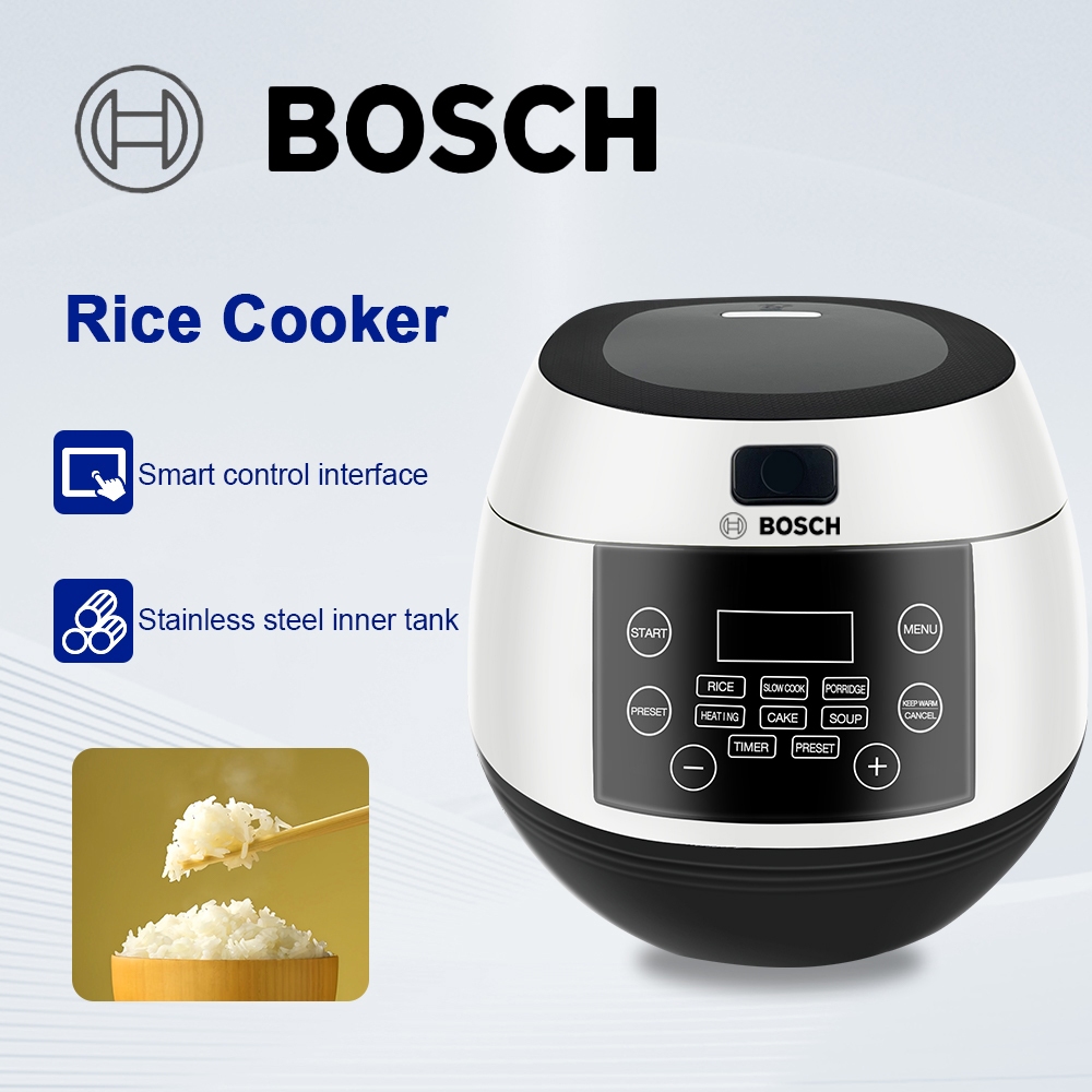 Bosch Electric Rice Cooker Smart Periuk Nasi with Steamer Smart Screen ...