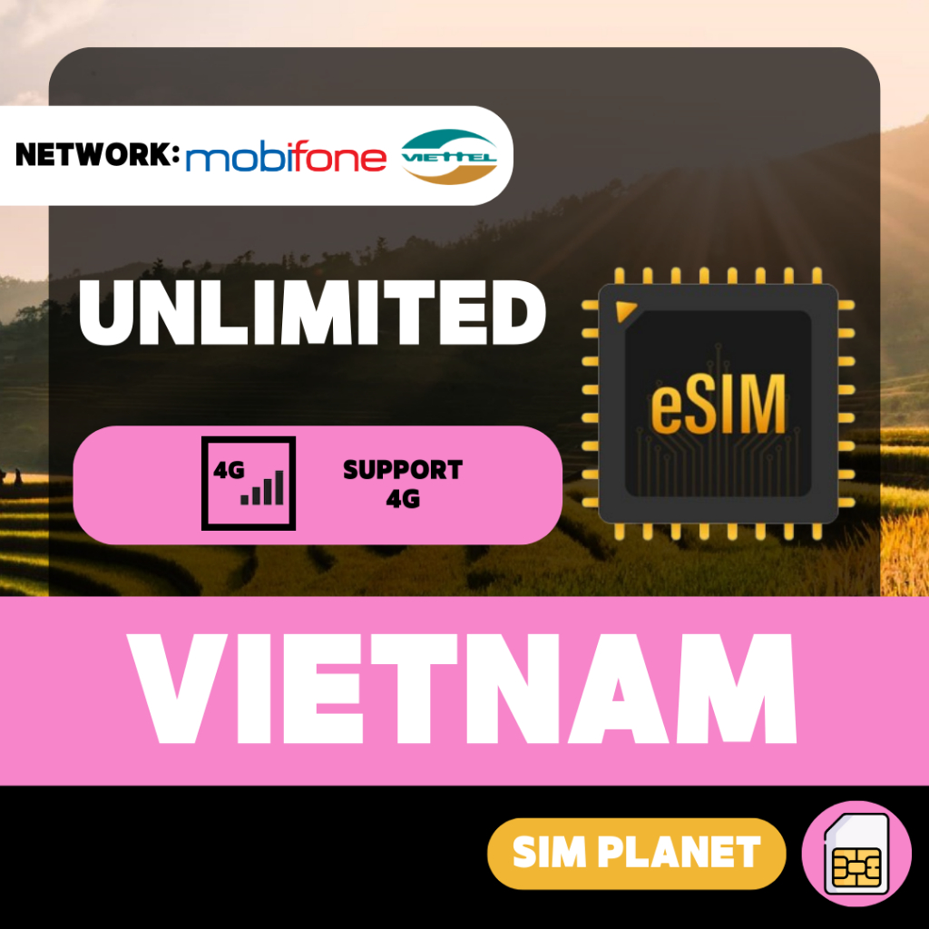 eSIM Planet 【 Vietnam 】Viettel Vinaphone PROMO Vietnam eSIM 15GB Travel eSIM | Shopee Malaysia