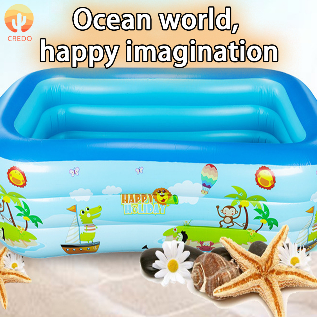 Kolam Mandi Besar Murah Big Size Kolam Renang Kolam Mandi Budak 3 Rings ...