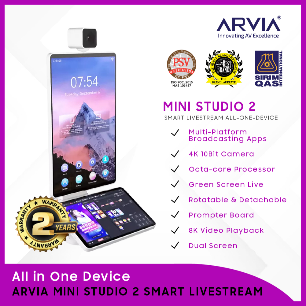 Arvia Mini Studio 2 (All in One Live Streaming Solution) | Shopee Malaysia