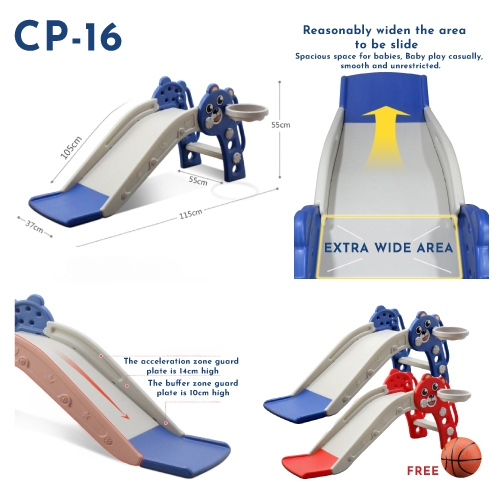 Jollybee Children Playground Slide CP-16 Slide Home Kids Playground ...