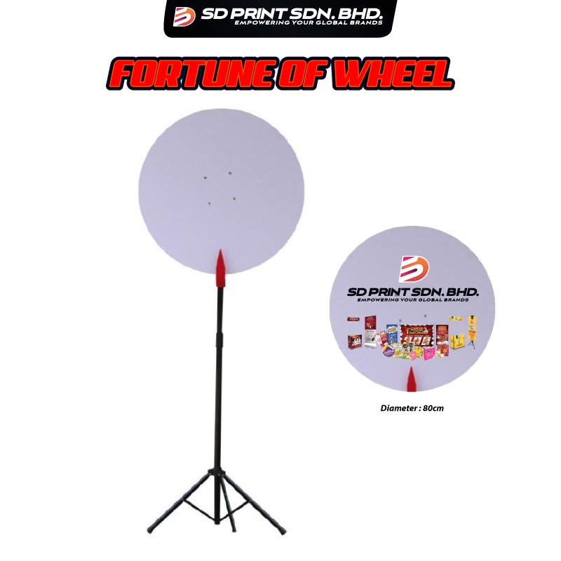 FORTUNE OF WHEEL/ LUCKY DRAW [STAND & BOARD ONLY] | Shopee Malaysia