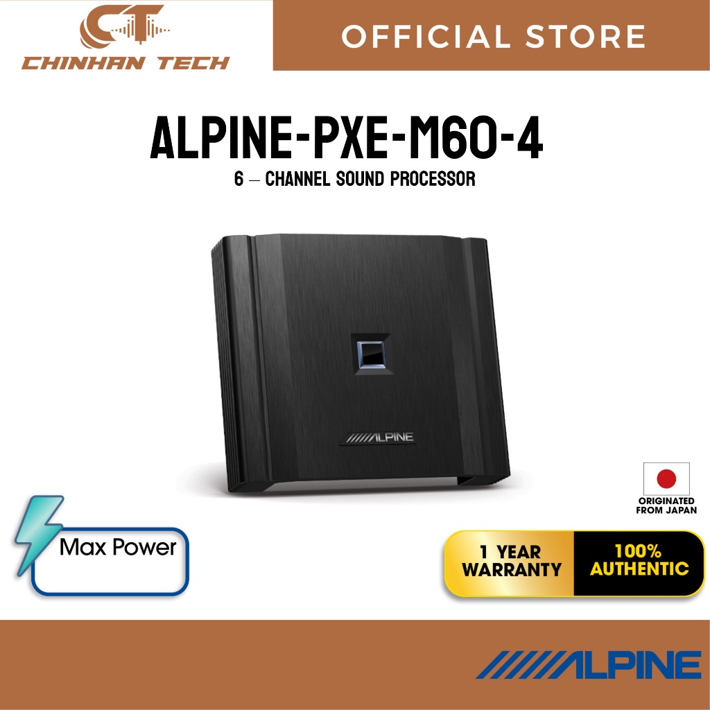 ALPINE-PXE-M60-4 6 – CHANNEL SOUND PROCESSOR | Shopee Malaysia