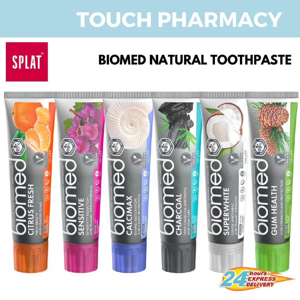 SPLAT Biomed Natural Toothpaste - Citrus Fresh/Sensitive/Calcimax ...