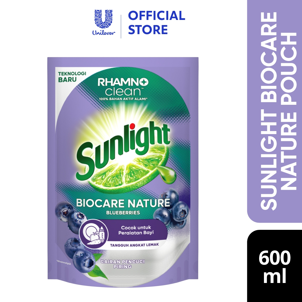 Sunlight DIshwash Liquid Pouch Biocare Nature (600ml) | Shopee Malaysia