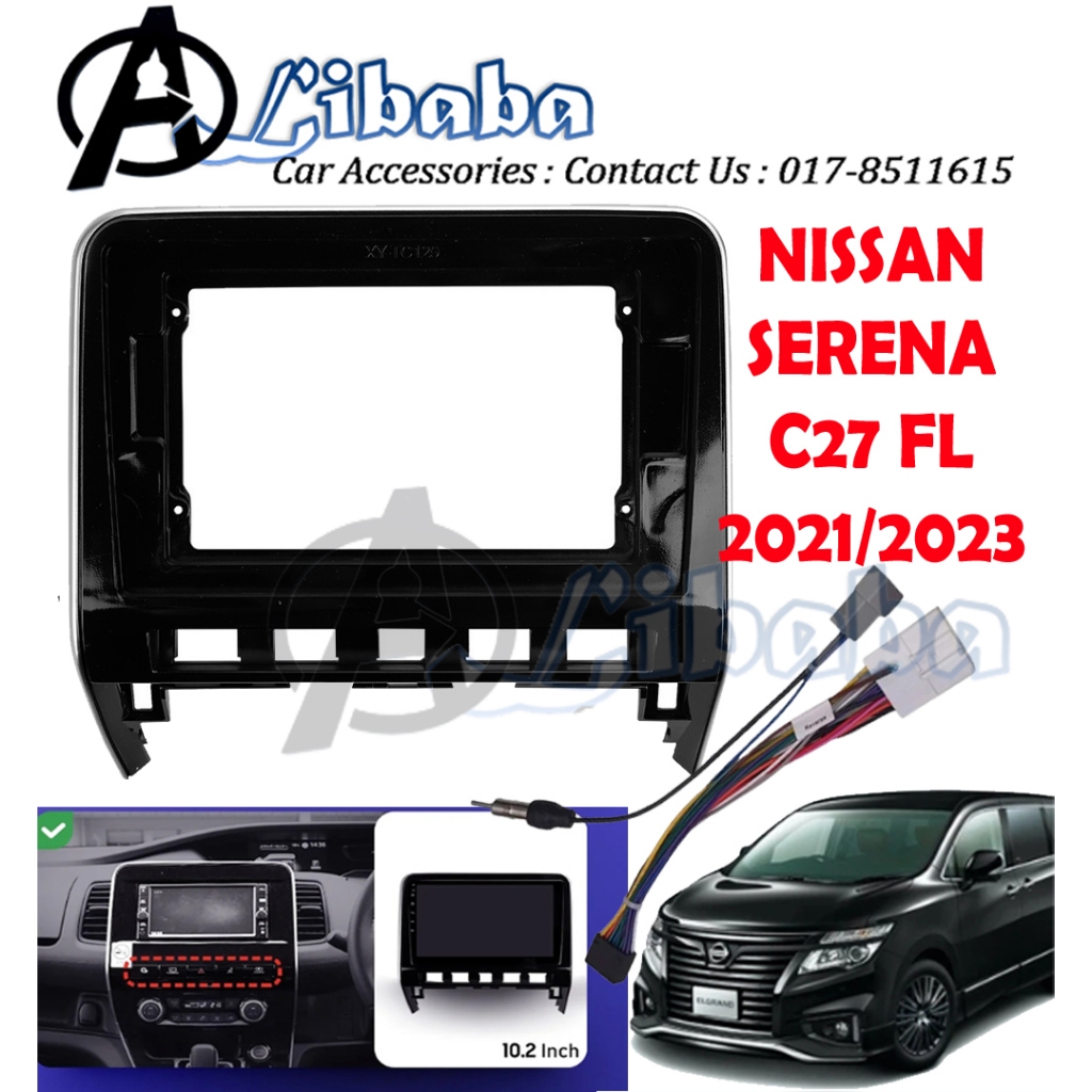 NISSAN SERENA C27 2021-2023 Android Frame Casing Plug And Play | Shopee ...