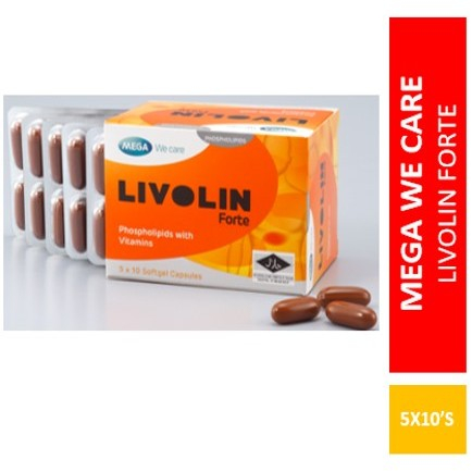 MEGA LIVOLIN FORTE 5X10 CAPSULES / BOX ( EXP 05/2025 ) | Shopee Malaysia