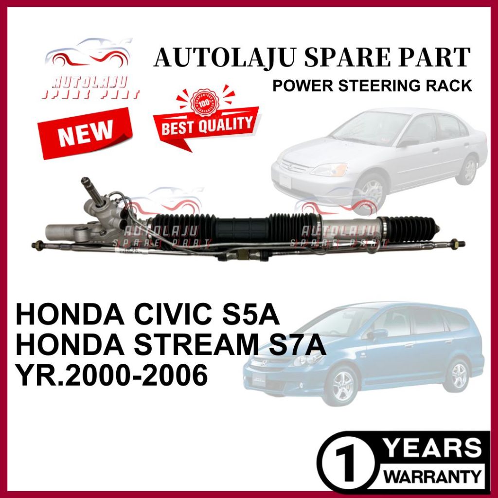 HONDA CIVIC 1.7 S5A / STREAM 1.7 S7A RN1 RN3 POWER STEERING RACK HIGH ...