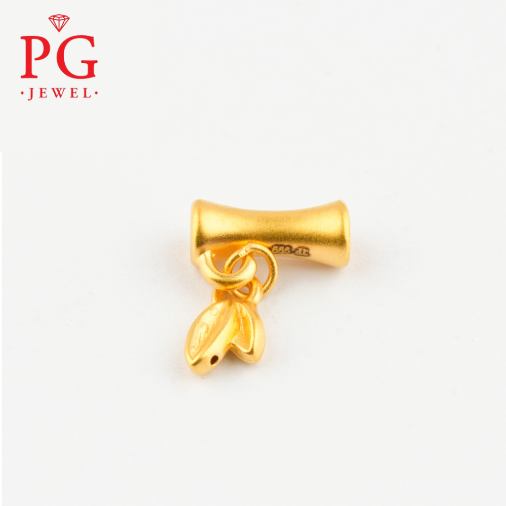 999/24K Gold Charm / Charm Emas Bamboo 足金竹子串饰 PGJH181106 | Shopee Malaysia