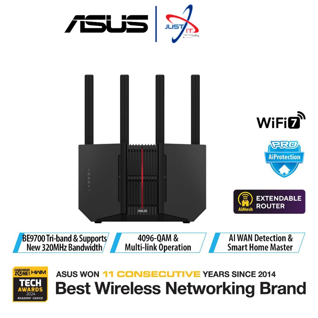 ASUS RT-BE92U BE9700 TRI BAND WIFI 7 ROUTER | Shopee Malaysia