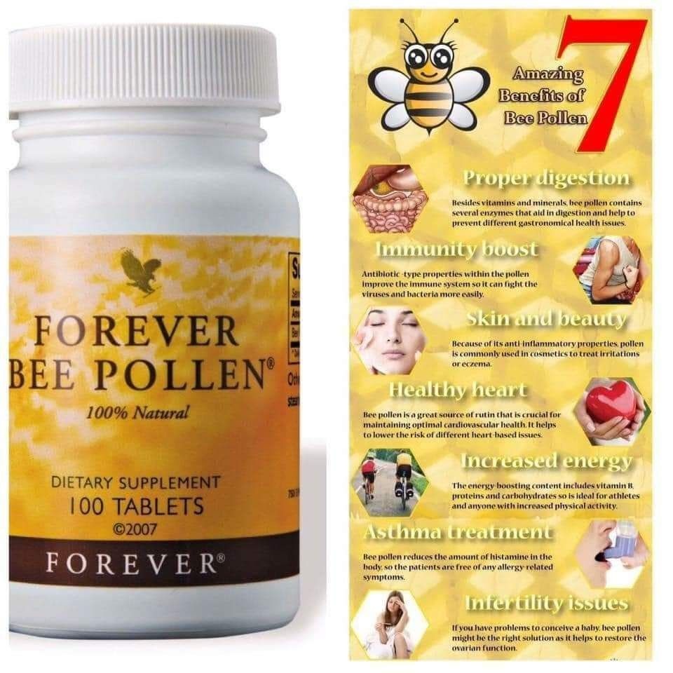 Forever Living Forever Bee Pollen Plus 100 tablets - Ready stock ...