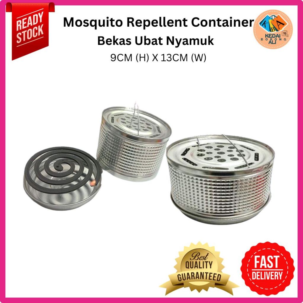 Mosquito Repellent Container Bekas Ubat Nyamuk (TINGGI) 9CM(H) X 13CM(W ...