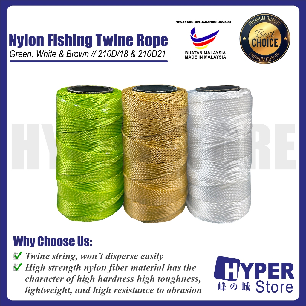 Nylon Fishing String Twine / Benang Kait Ikan Netting / Multi-Purpose ...