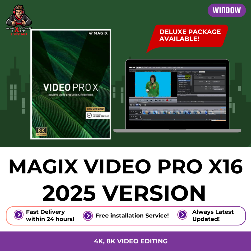 MAGIX Video Pro X16 2025 Version Digital Video Editing | Shopee Malaysia