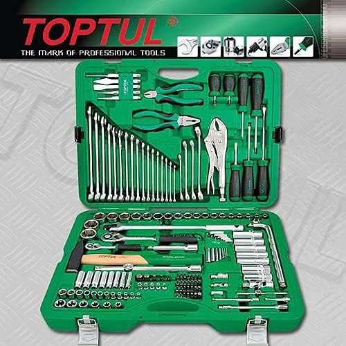 Toptul 150pcs 1/2" & 1/4" Tool Kit Set or 216 pcs 1/4″, 3/8″ & 1/2″ DR ...