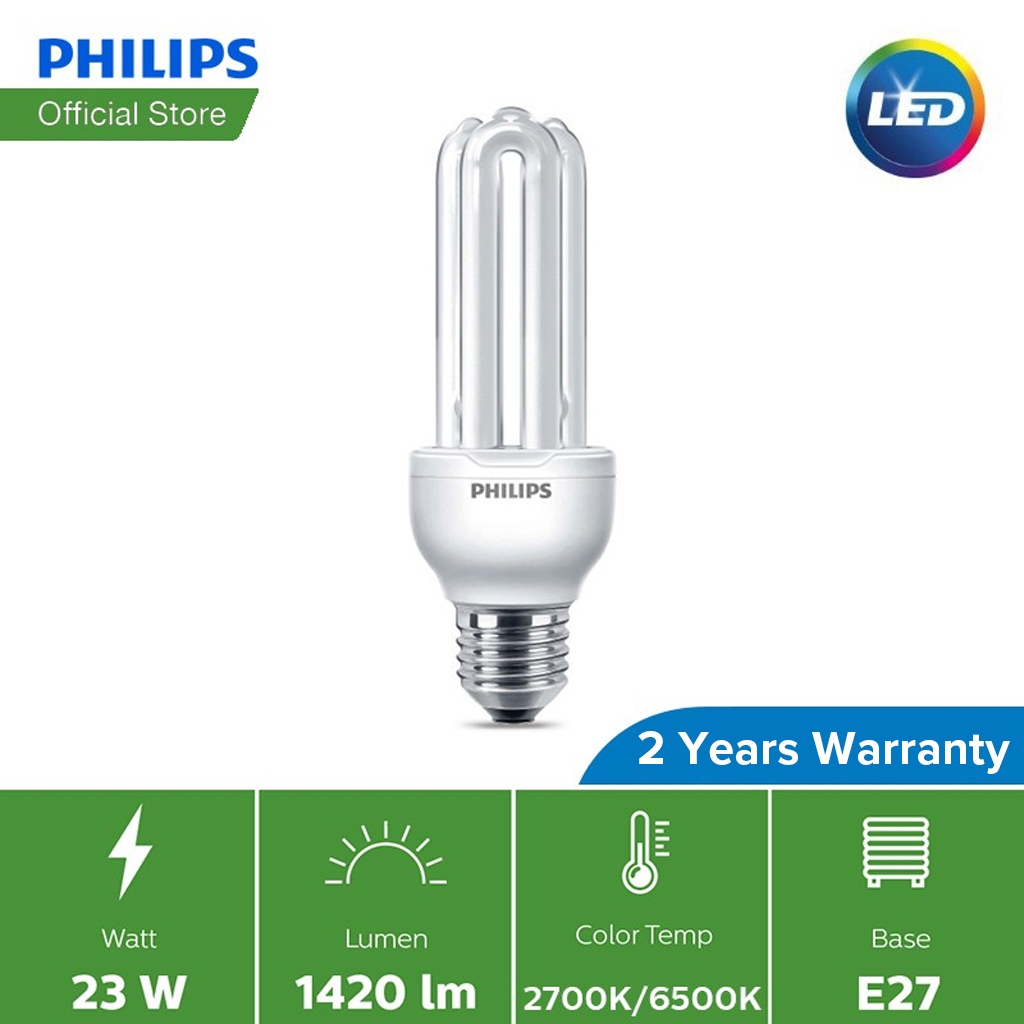 Philips Essential Energy Saver Bulb 11W/14W/18W/23W (2700K/ 6500K) | Shopee Malaysia