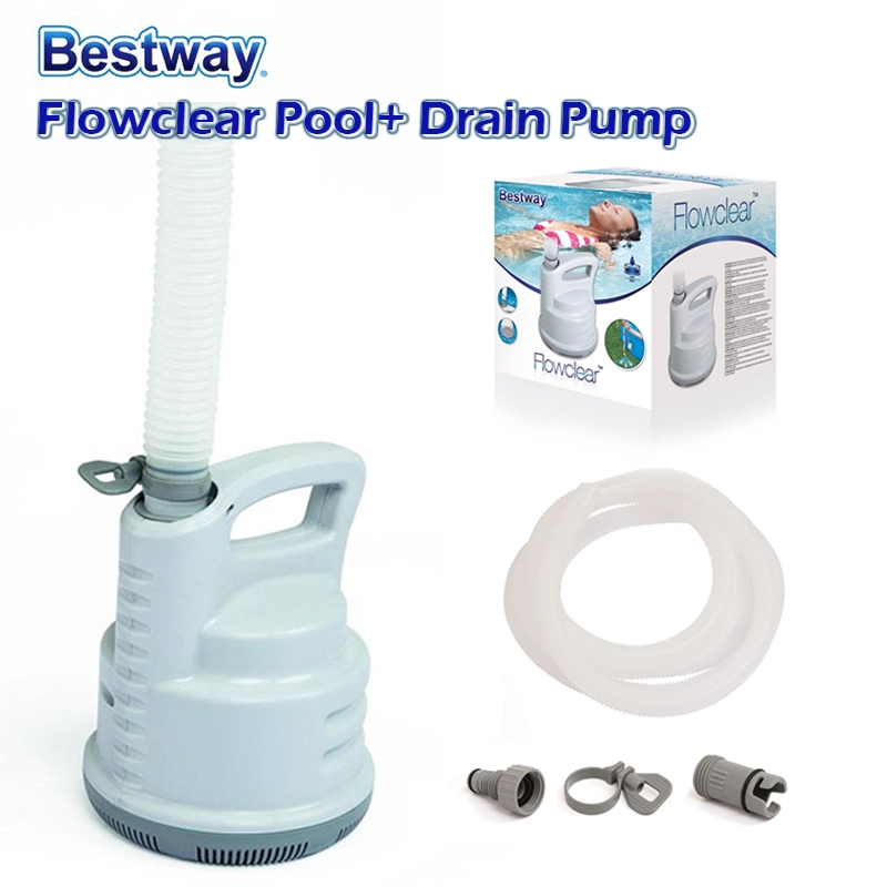 Bestway 58230 Automatic Flowclear Pool + Drain Pump Accessories Easy ...