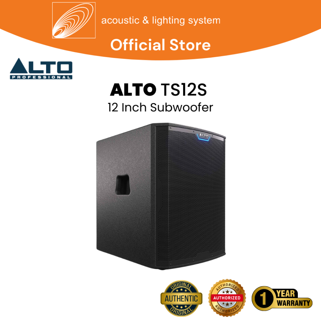 ALTO TS12S 2500 Watt Powered Subwoofer with a 12" Driver | Shopee Malaysia
