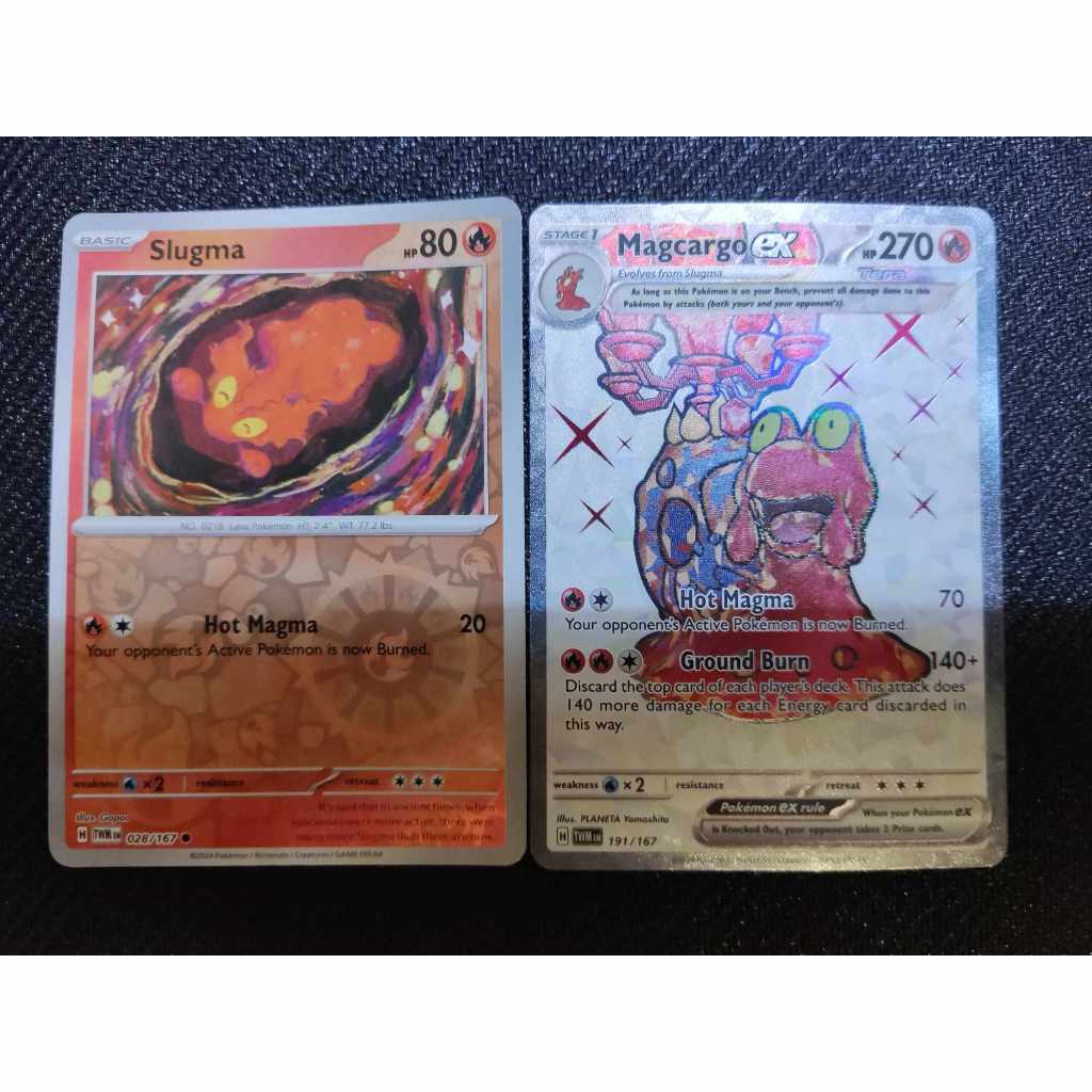 Pokemon TCG - Magcargo EX Tera [Include Basic] | Shopee Malaysia