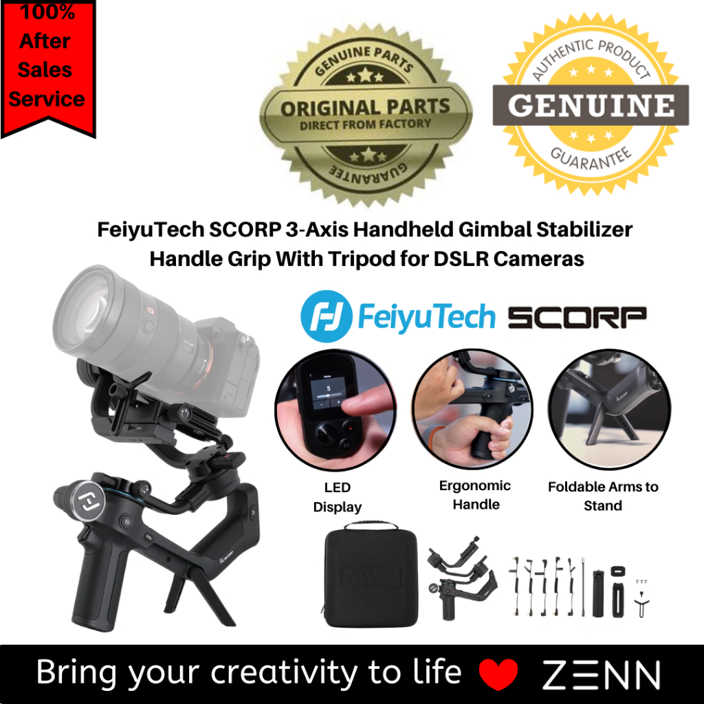 ⚡Gimbal Viral Tiktok 2023⚡Feiyu Scorpion SCORP / Mini 2 Ai Tracking 3 ...