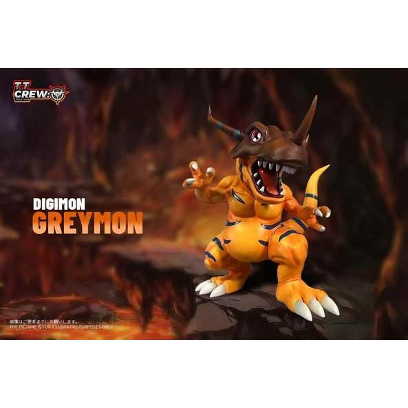 TT Studio - Greymon Digimon Resin Statue GK Anime Figure | Shopee Malaysia