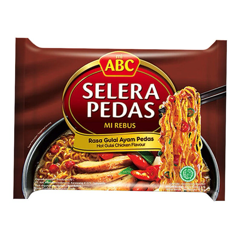 MI ABC SELERA PEDAS RASA GULAI AYAM PEDAS (5PACKS) | Shopee Malaysia