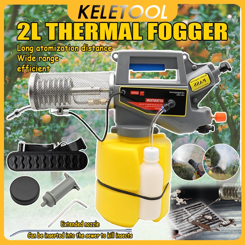 2L Fogger Thermal Mosquito Spray Fogging Machine Fog Sprayer Mist Cold ...