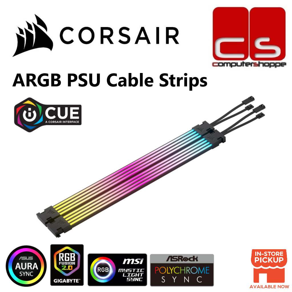 Corsair ARGB PSU Cable Strips | Shopee Malaysia
