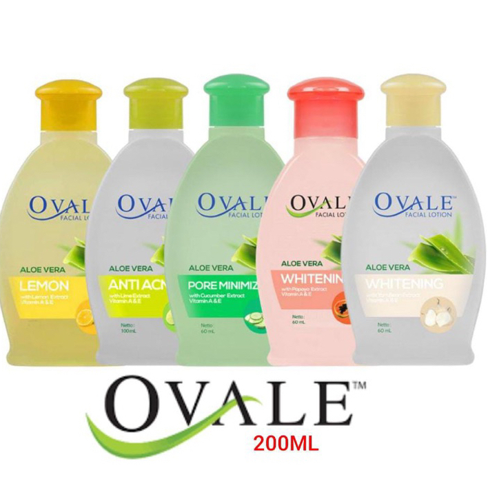 Original Ovale Facial Lotion Toner Aloe Vera 200ml | Shopee Malaysia