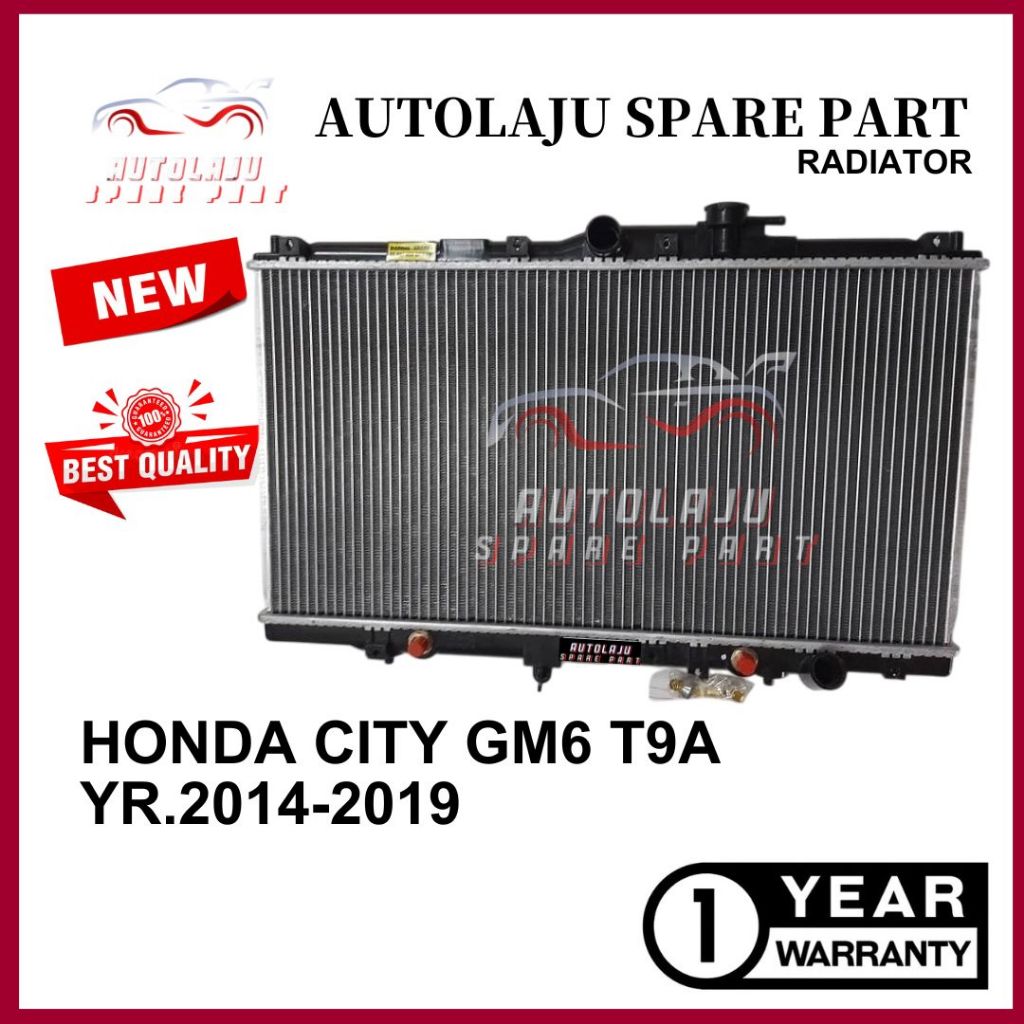 HONDA CITY T9A GM6 (2014-2019) PA16 16MM SINGLE LAYER RADIATOR HIGH ...