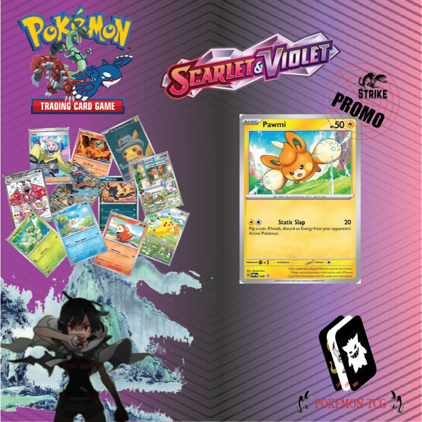 Pokemon Promo Card - Pawmi SVP040 Obsidian Flames SV03 | Shopee Malaysia