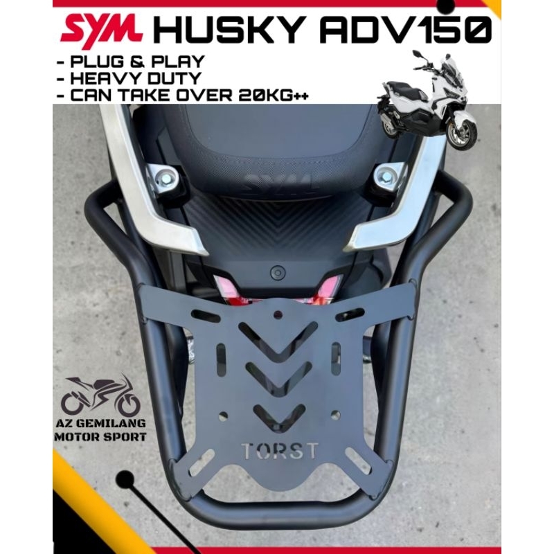 SYM HUSKY ADV 150 ADV150 HEAVY DUTY RACK MODIFIED MODIFY ACCESSORIES ...