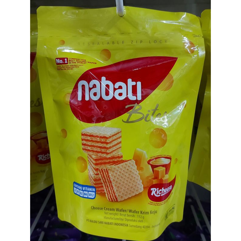 NABATI BITES CHEESE CREAM WAFER 112G | Shopee Malaysia