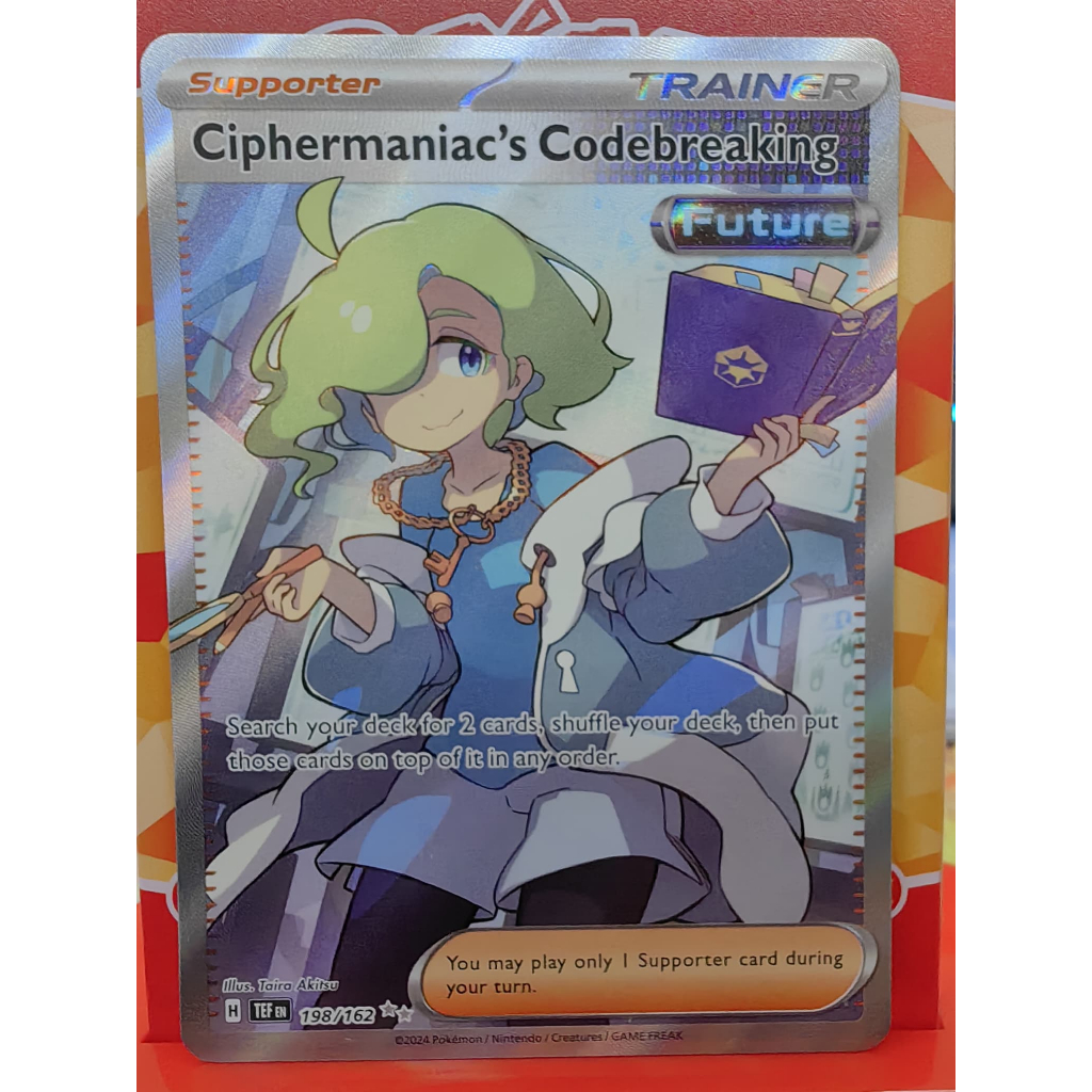 Ciphermaniac's Codebreaking - Rarity:198/162 / Ultra Rare - SV05: Temporal Forces (TEF) | Shopee ...