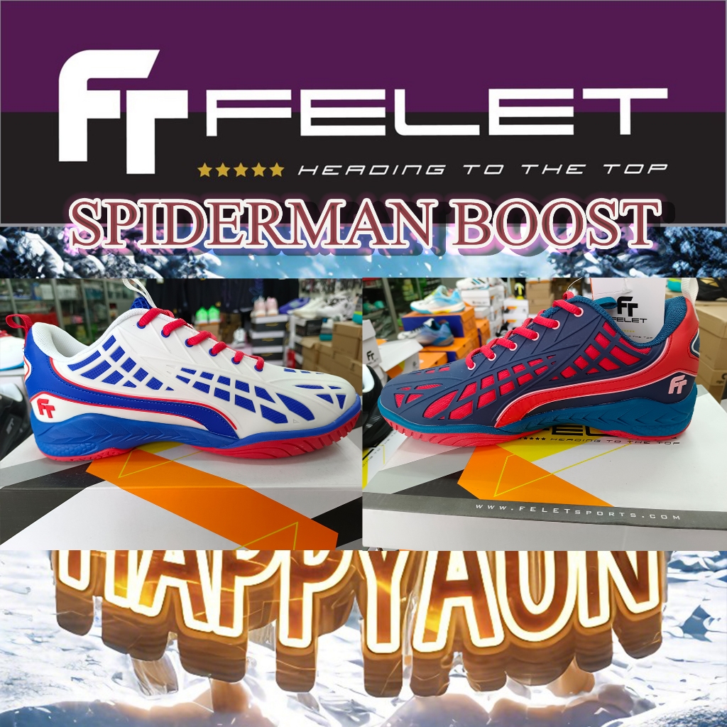 FELET SPIDER BOOST SERIES BADMINTON SHOES | Shopee Malaysia