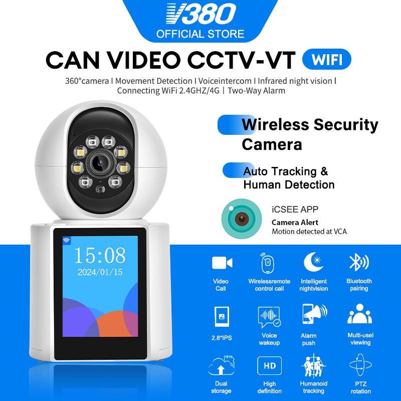 ICSEE CCTV V1 1080P Home Video Calling Camera Indoor Wireless WIFI ...