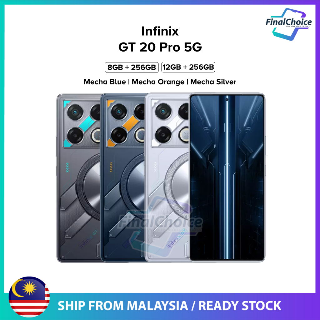 [READY STOCK] Infinix GT 20 Pro 5G/X6871 (8GB+256GB) (12GB+256GB) Original Infinix Malaysia ...