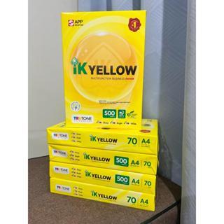 IK Yellow 500s 70gsm A4 Paper 1 Ream | Shopee Malaysia