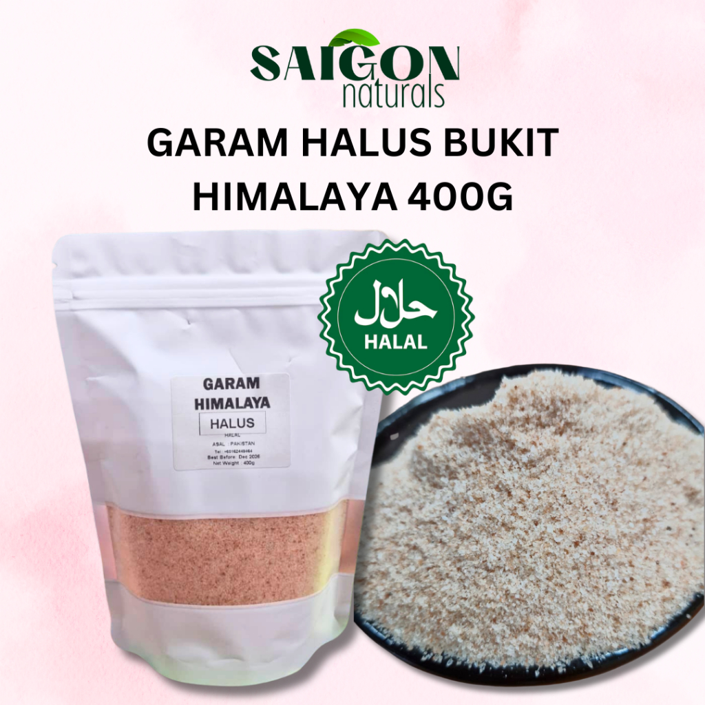 Saigon Naturals Garam Himalaya Original Halus Pink Himalaya Fine Salt ...