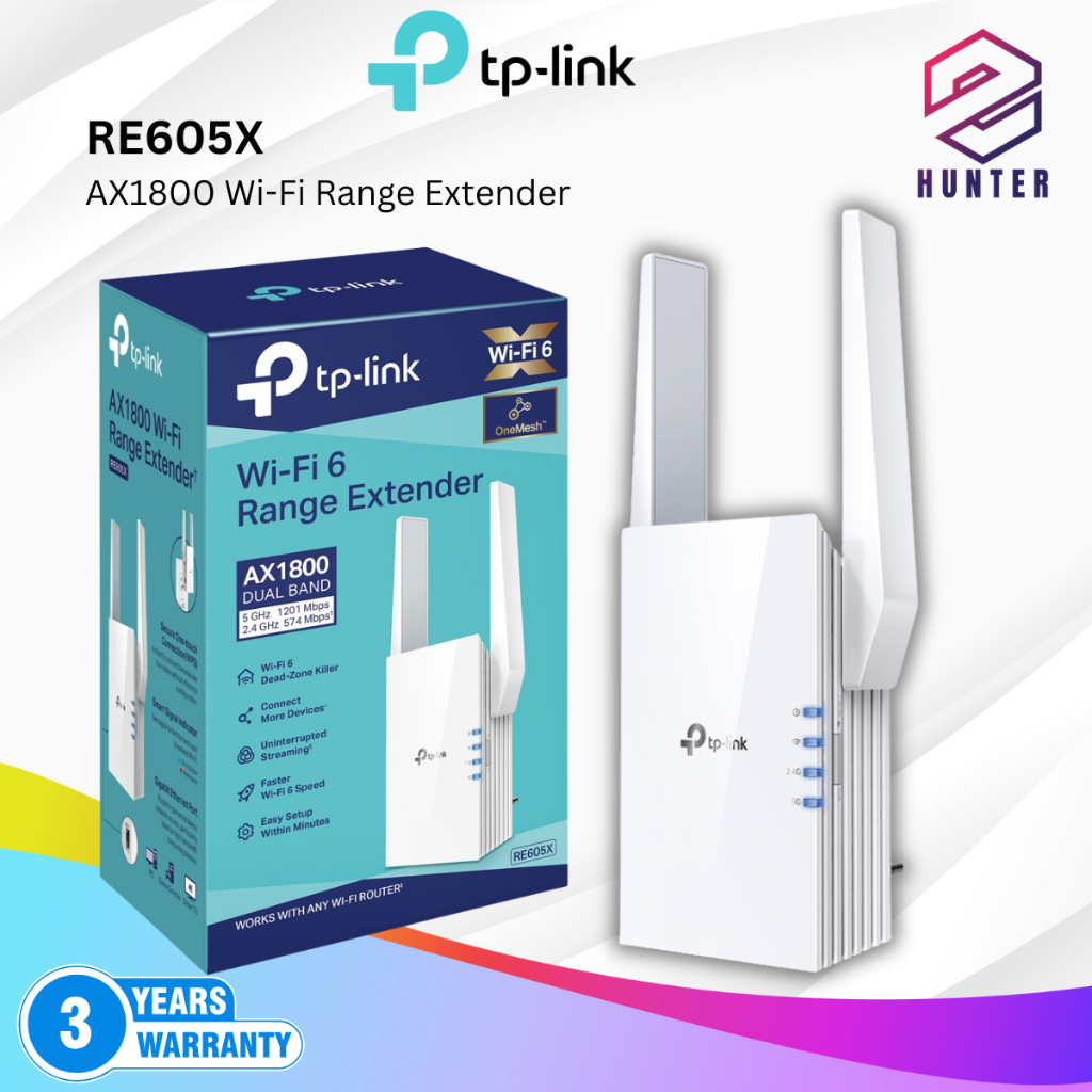 TP Link RE605X AX1800 / RE705X AX3000 Wi-Fi Range Extender | Shopee ...