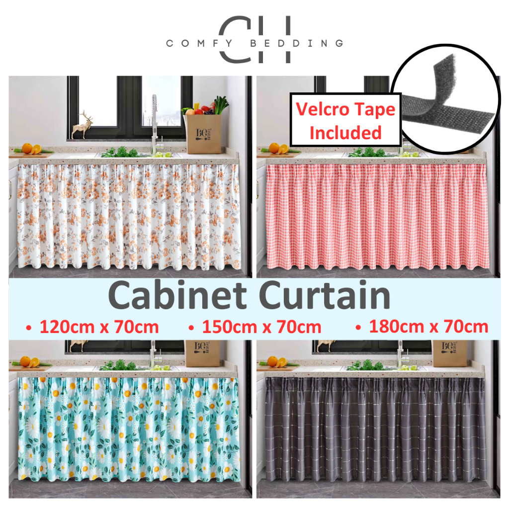 Comfy Bedding Langsir Kabinet Dapur Cabinet Curtain Kitchen Langsir ...