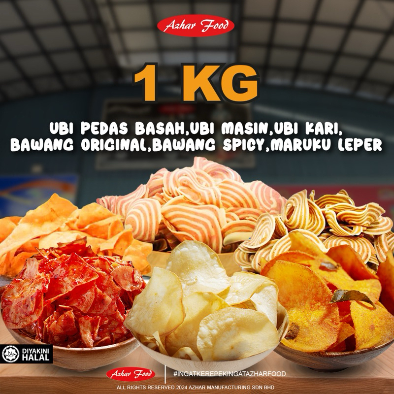 Kerepek Ubi pelbagai perisa / 1kg | Shopee Malaysia