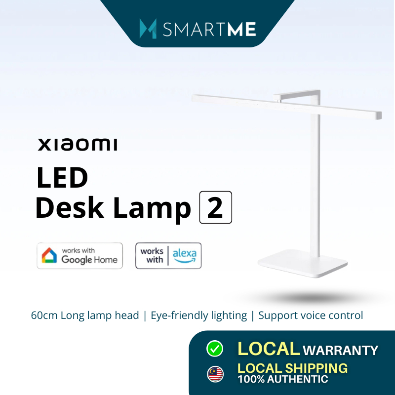 Xiaomi LED Desk Lamp 2 - Voice Control Google & Alexa | Shopee Malaysia