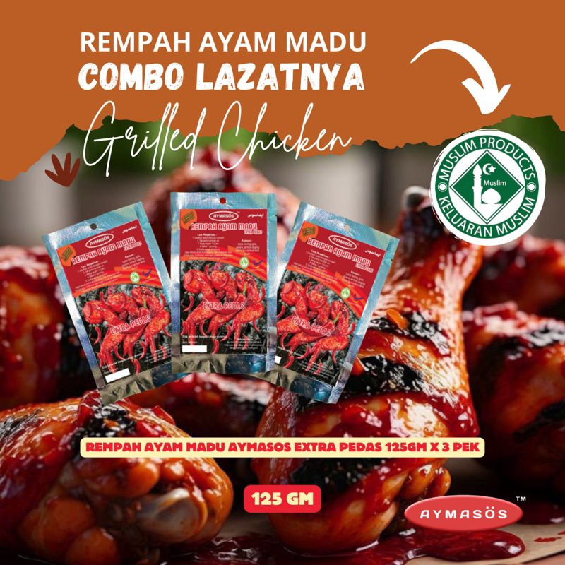 [COMBO LAZATNYA] Rempah Ayam Madu, Boleh Bakar Goreng Grill BBQ, Boleh ...