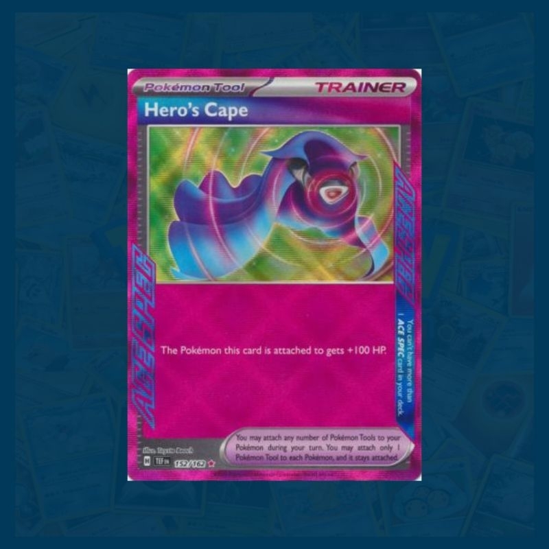 Hero's Cape (152/162) Ace Rare | Temporal Forces | Pokemon TCG Card ...