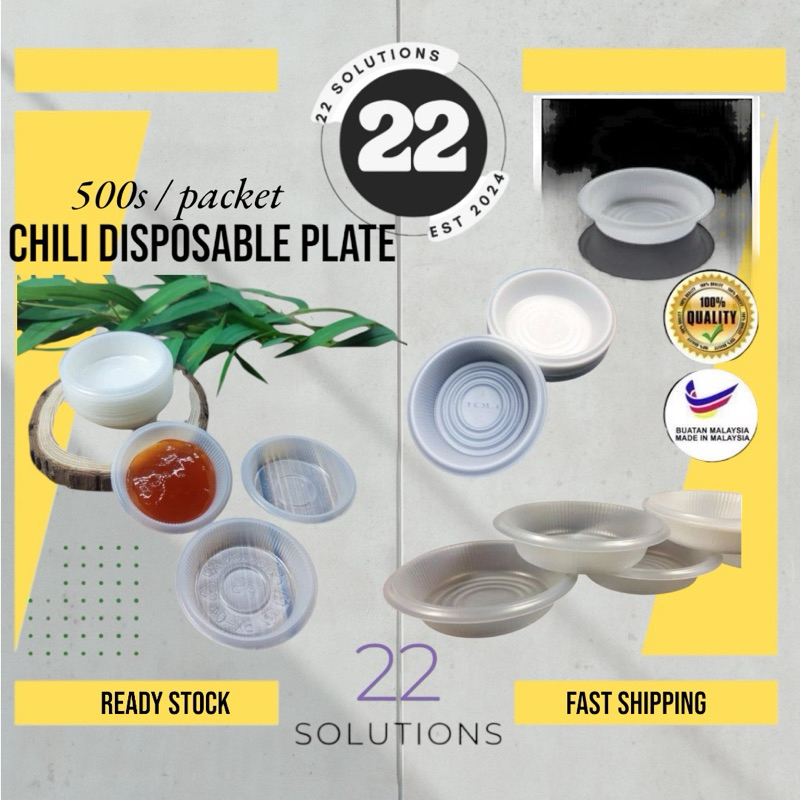 Toli Chilli Plate Sauce Plate Cili Plate 500s+- | Shopee Malaysia