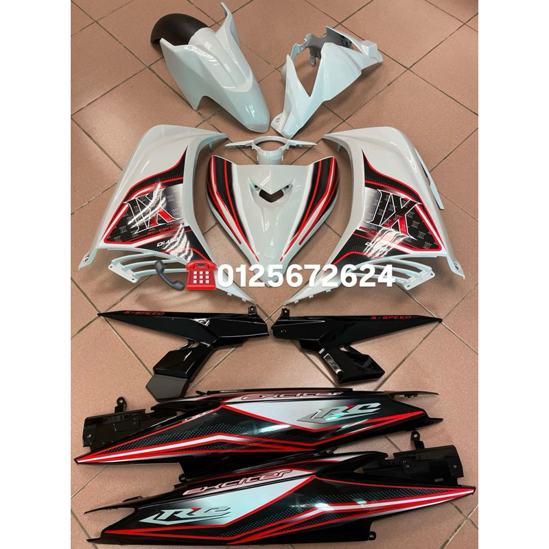 COVERSET YAMAHA 135LC V2 EXCITER RC IX PUTIH | Shopee Malaysia