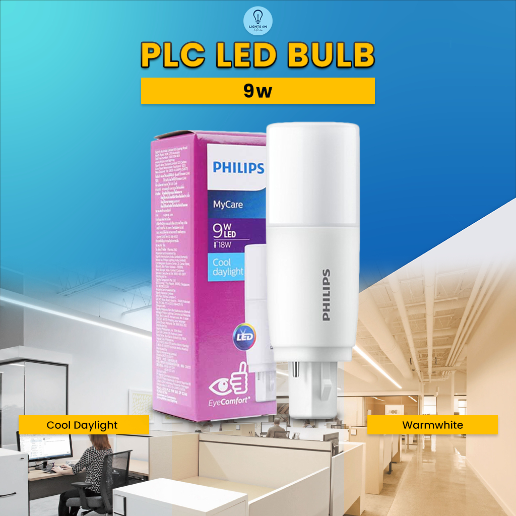 Philips PLC 9w LED Bulb (2 Pin) Mentol Lampu LED PLC | Shopee Malaysia