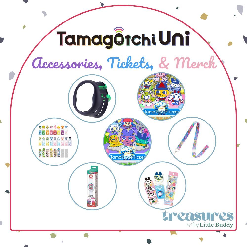 Bandai Tamagotchi Uni Merchandise Merch Accessories Tamaverse Ticket ...